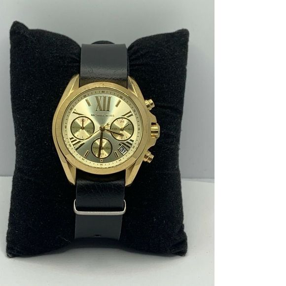 Michael Kors | Accessories | Michaelkors Mk5798 Womens Black Leather ...